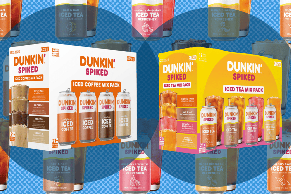 Move Over Hard Seltzers, Dunkin’ Spiked Iced Coffee & Tea Is Coming