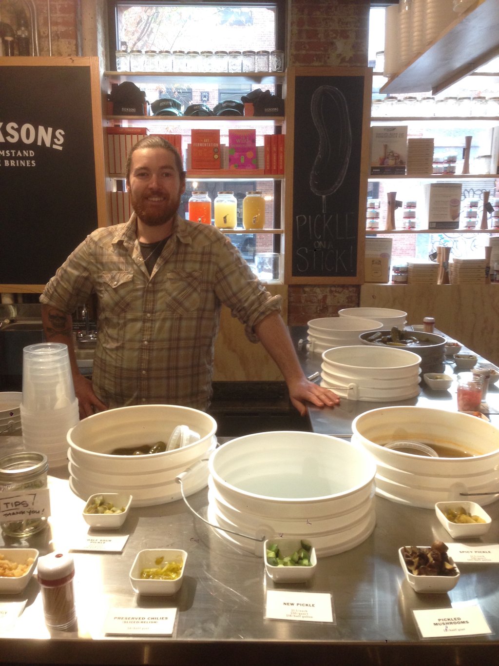 Dickson’s Fine Brines Chelsea Market Stand Is Pickle Paradise in NYC