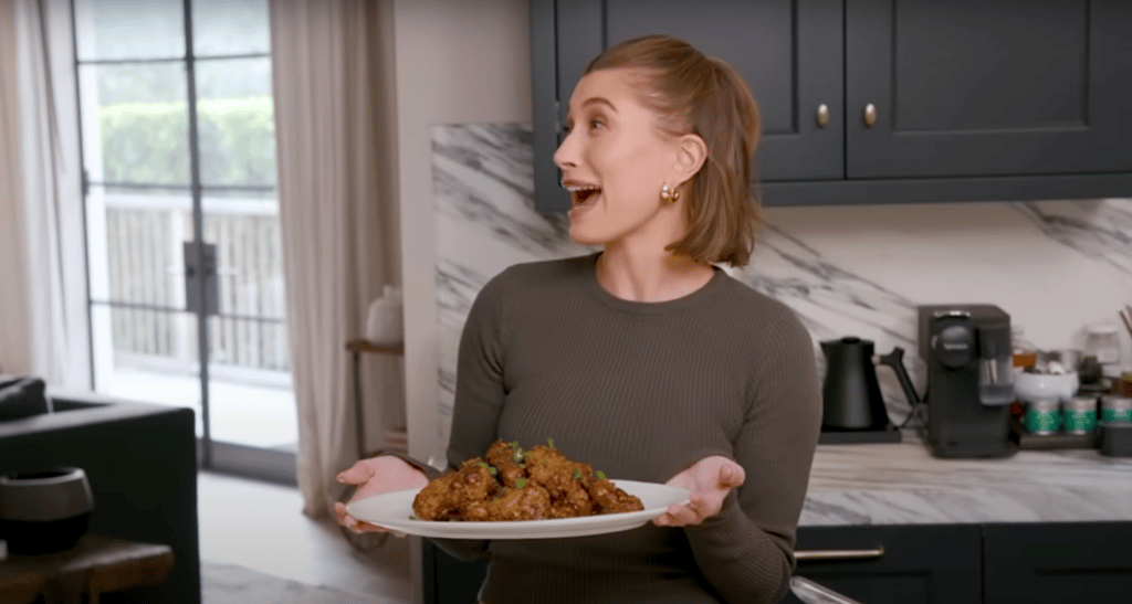 Hailey Bieber's Air Fryer Wings Recipe Looks Really Good