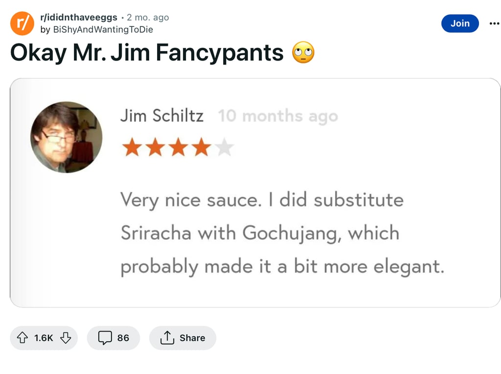 Here Are The Most Unhinged Recipe Comments