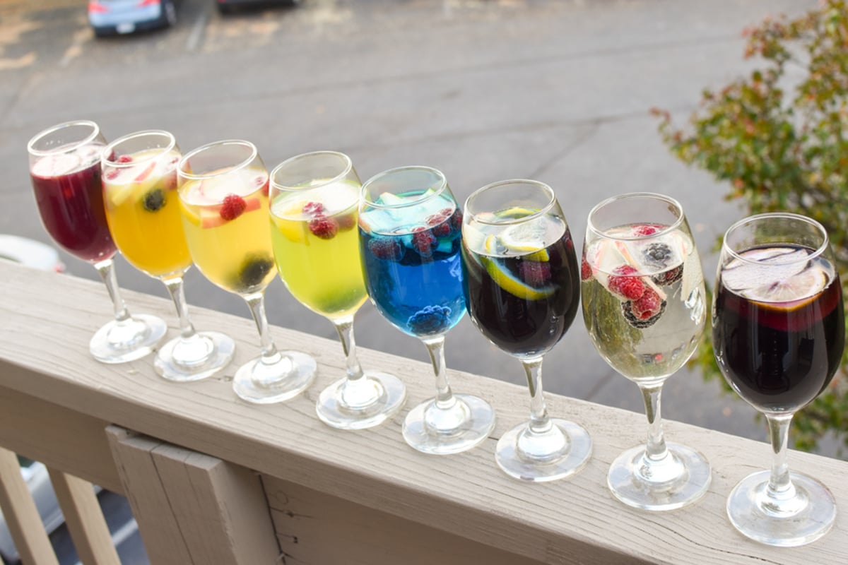 How to Make Sangria in Your School's Colors