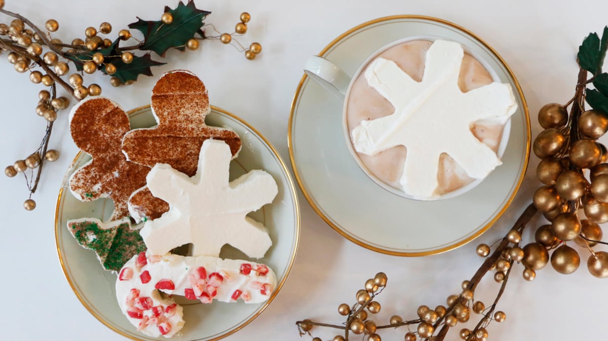 Cookie Cutter Whipped Cream Shapes