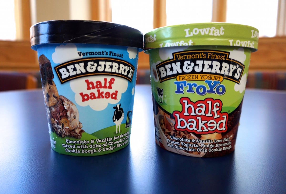 We Blind Taste Tested Ben & Jerry’s Froyo vs. Ice Cream, See Who Won