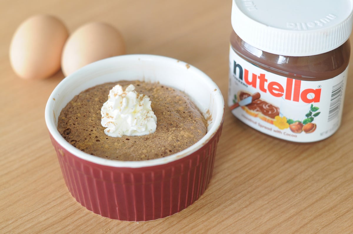 Make This Crazy Simple 2-Ingredient Nutella Soufflé in Under 30 Minutes