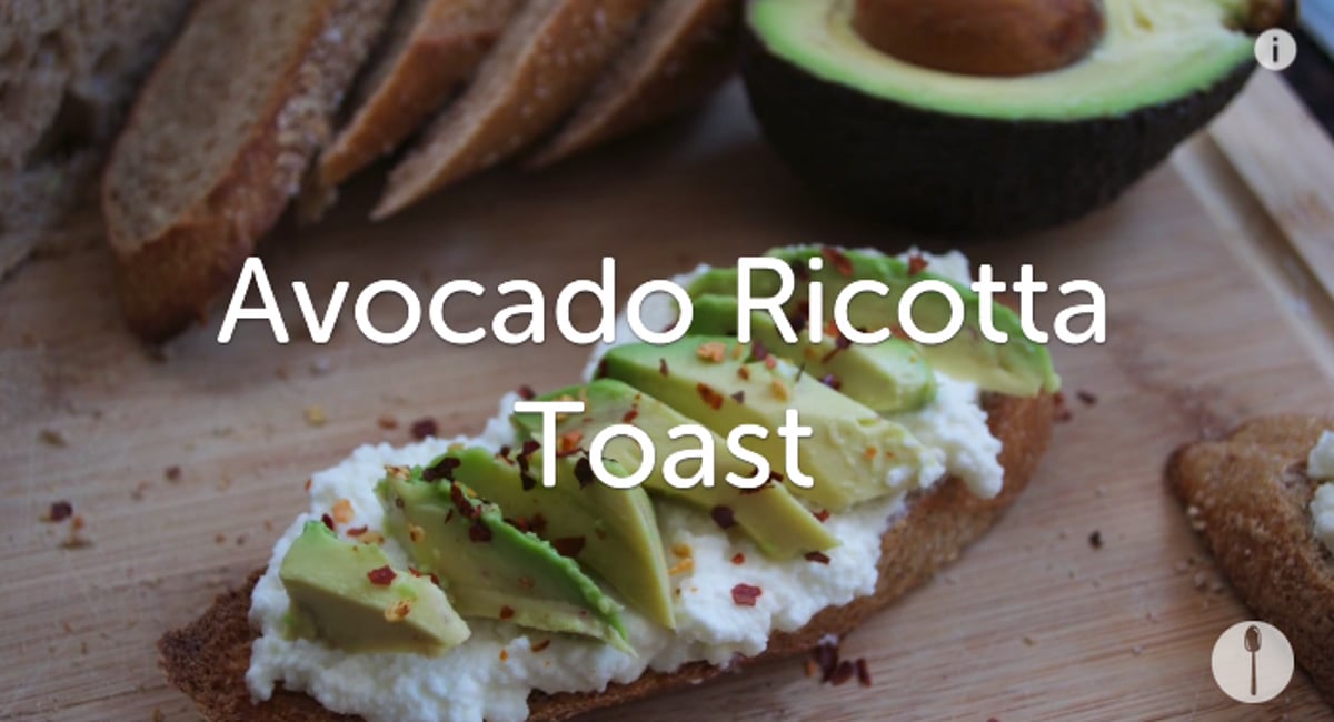 Toast of the Week: Ricotta Avocado Toast