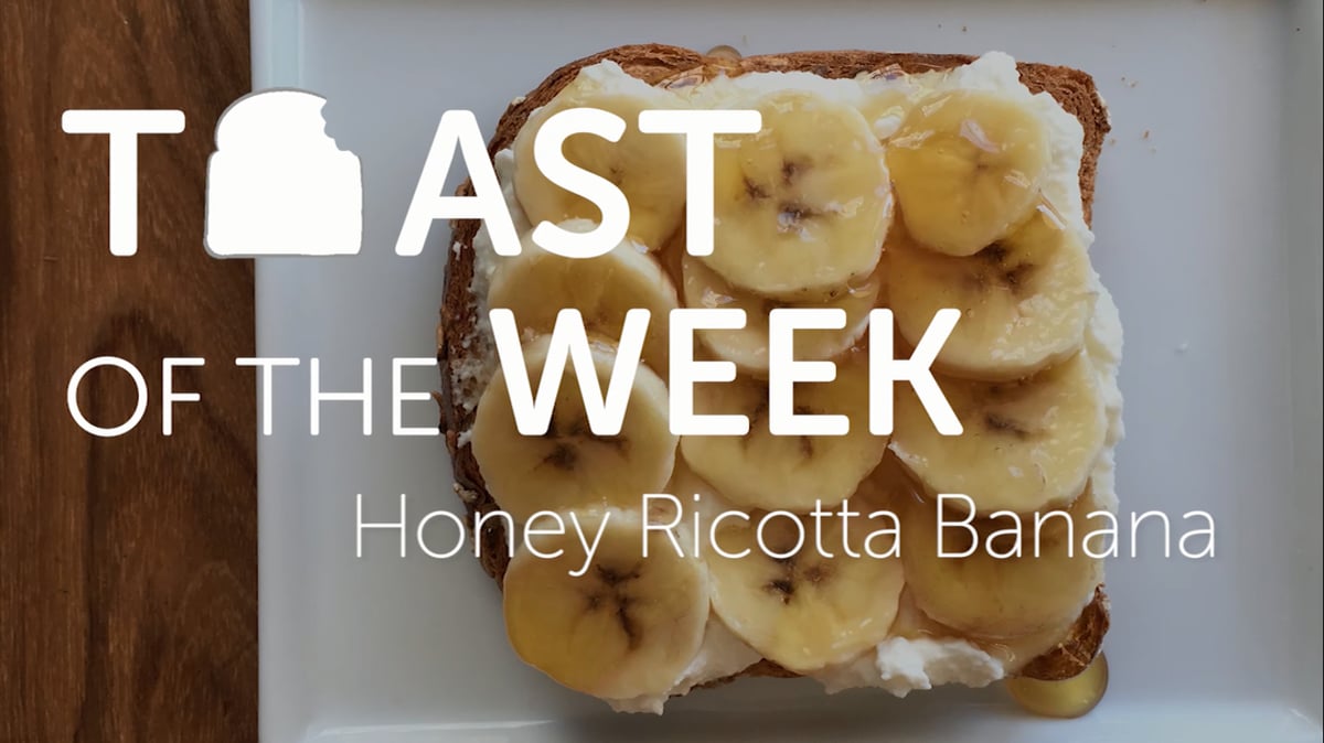 How to Make Honey Ricotta Banana Toast