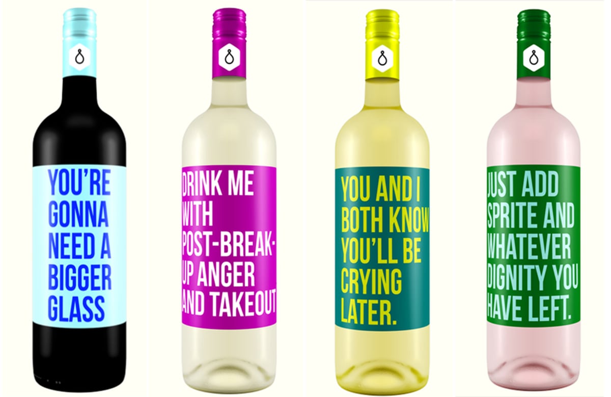 These Wine Labels Perfectly Reflect Every Millennial’s Relationship ...