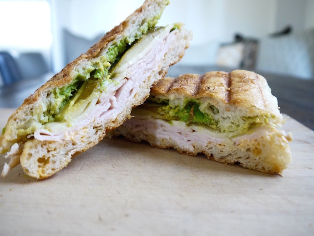 Make a Cuban-Style Turkey Avocado Panini in Under 10 Minutes
