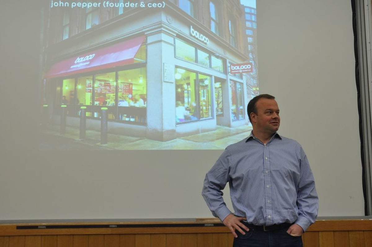 Boloco Founder John Pepper Returns to Campus