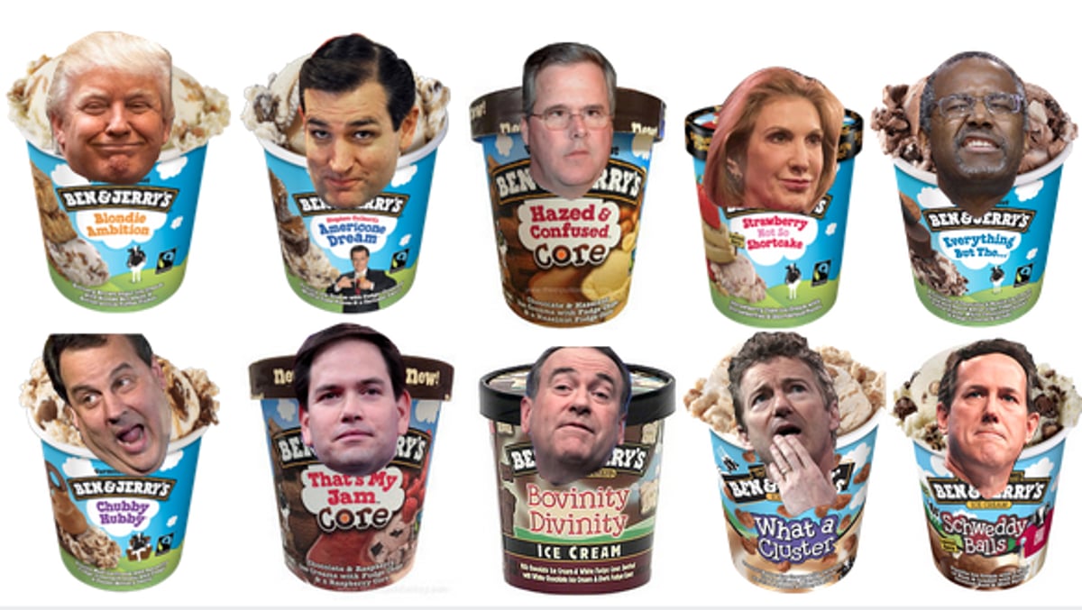 If GOP Candidates Were Ben & Jerry's Ice Cream Flavors