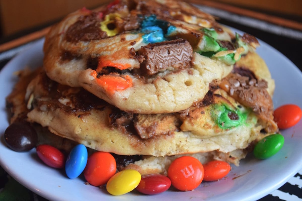 15-Minute Candy-Stuffed Pancakes