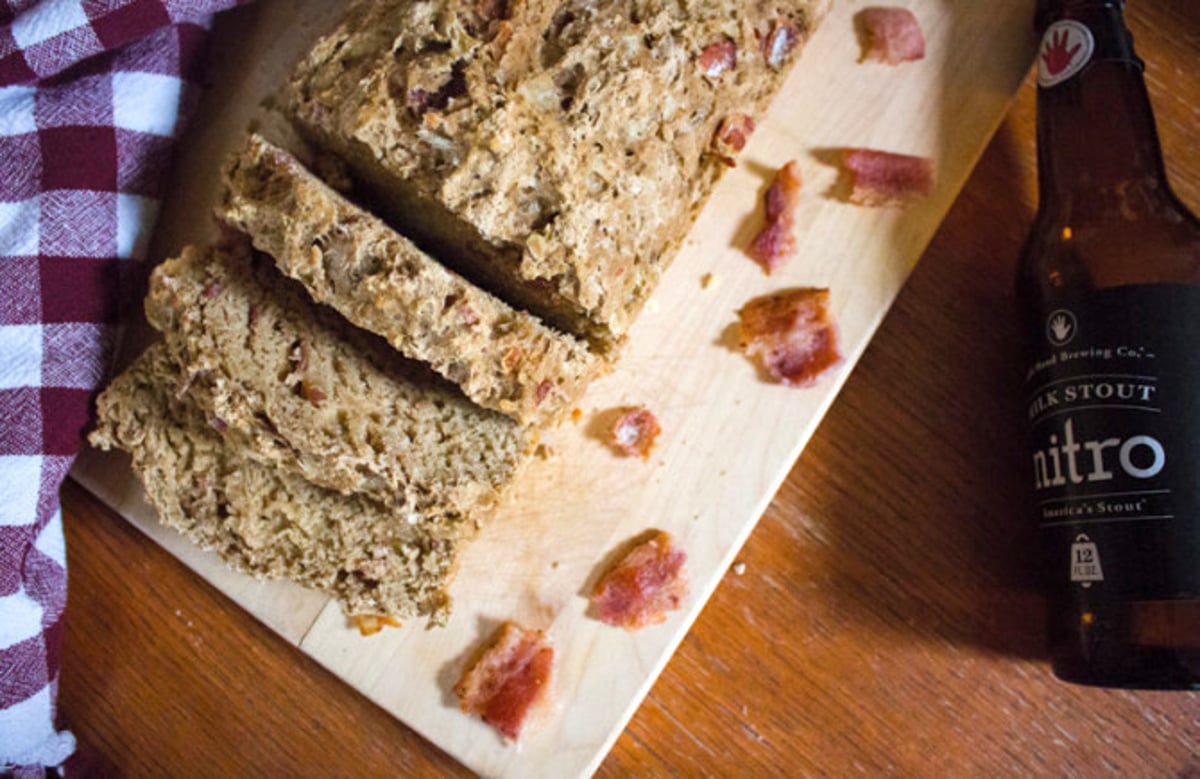 Make Bacon-Cheese Bread Using Your Leftover Beer