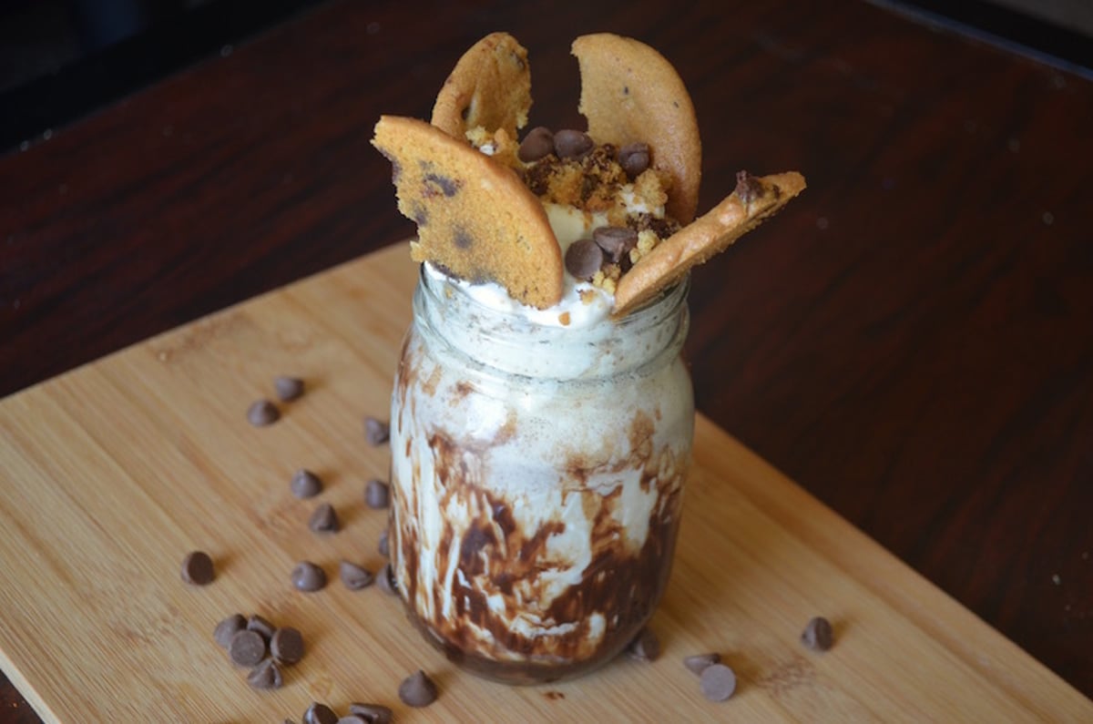 Deconstructed Ice Cream Sandwich Milkshake