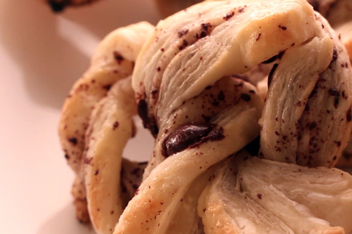 This Chocolate Puff Pastry Pretzel Will Satisfy Your Sweet Tooth