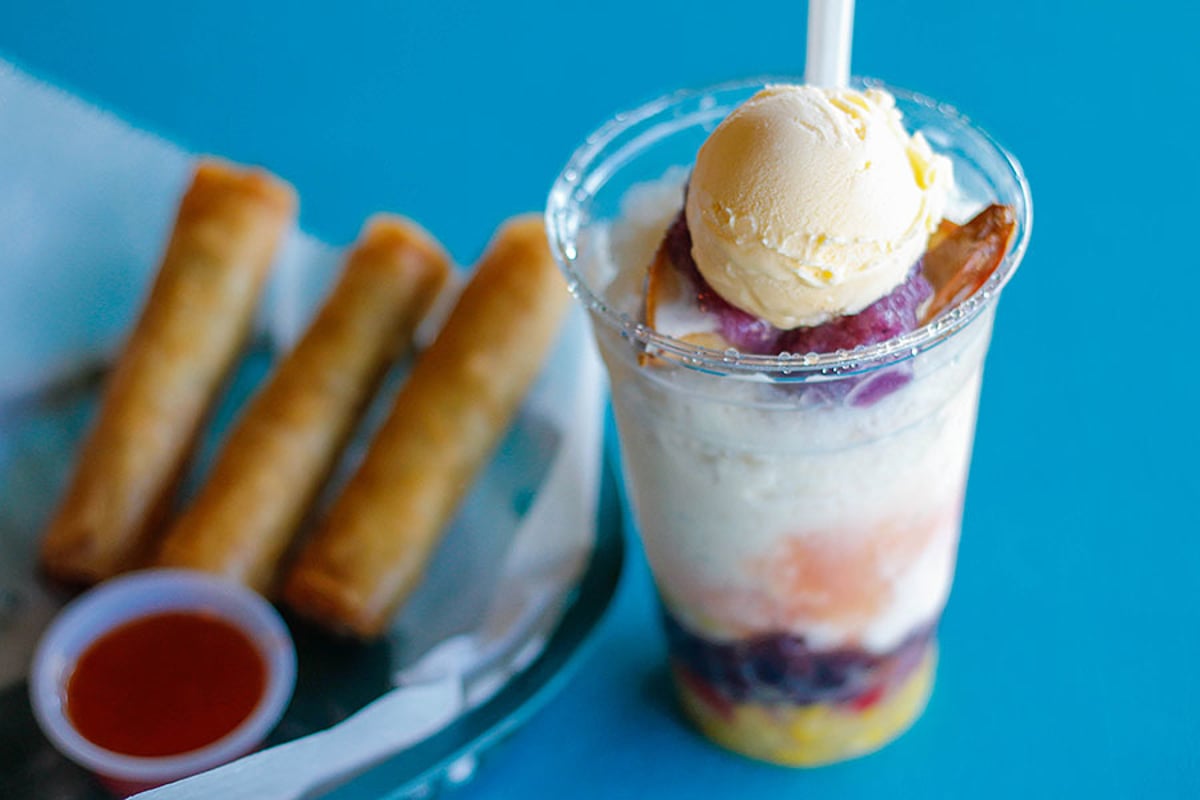 This Colorful Filipino Dessert Mixes Ice Cream with Vegetables