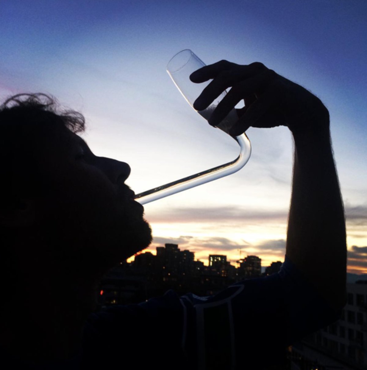 Add Some Class to Your Chug With This Champagne Bong