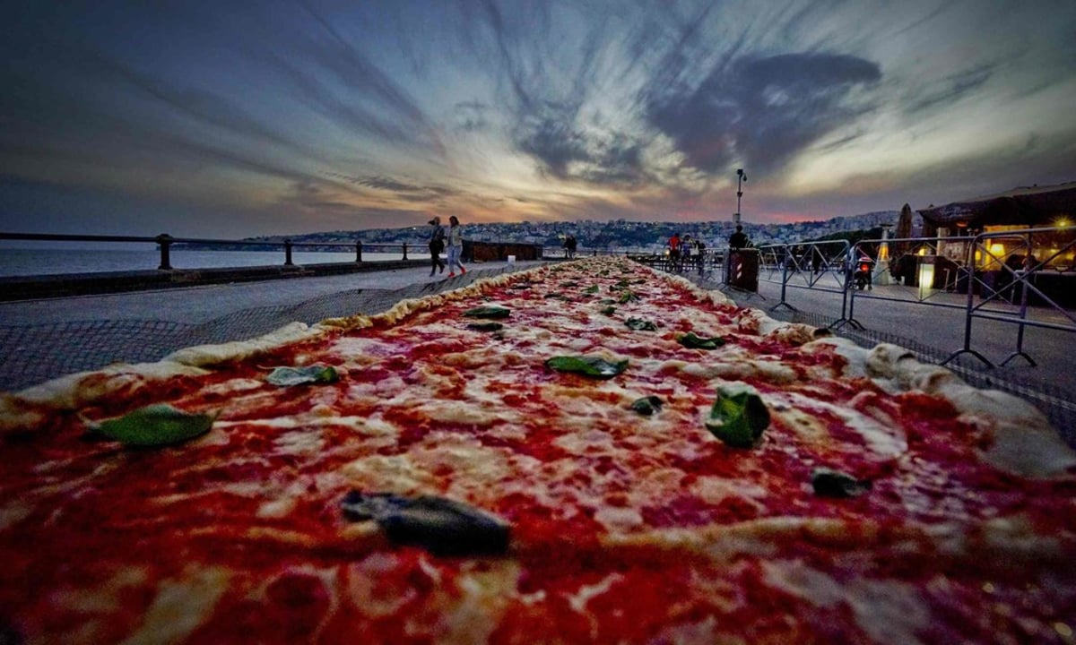 Italy Made a Mile-Long Pizza With Over 4,000 Pounds of Cheese