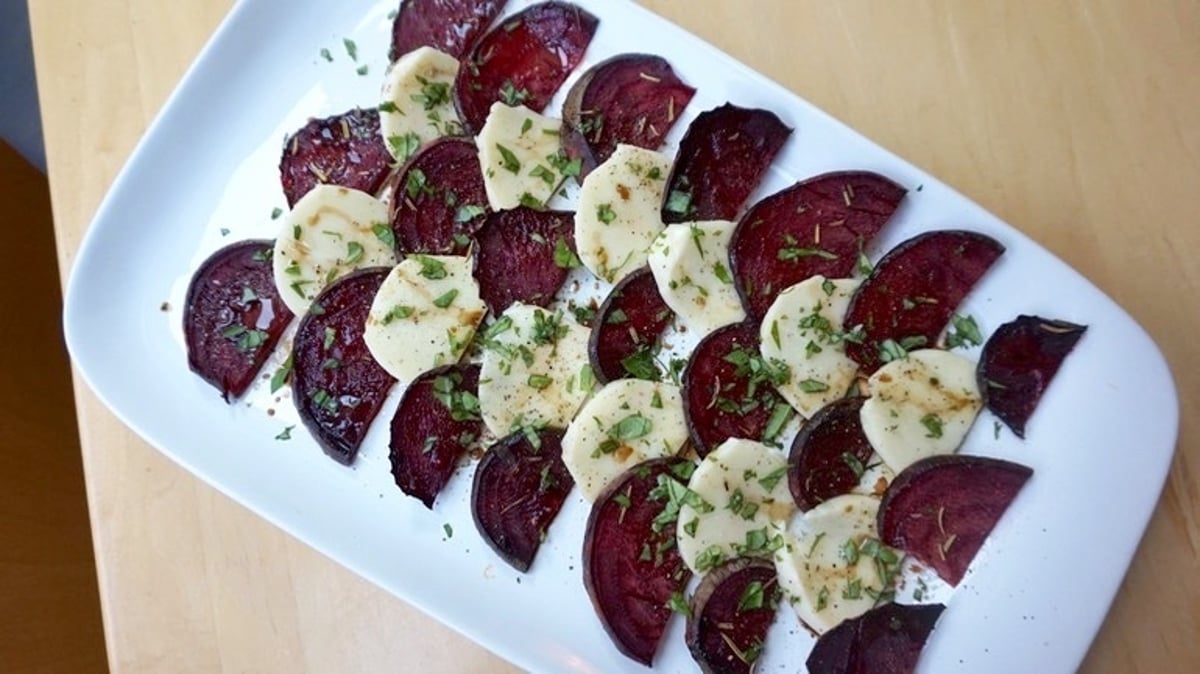 Switch Up Your Summer Sides With This Roasted Beet Caprese