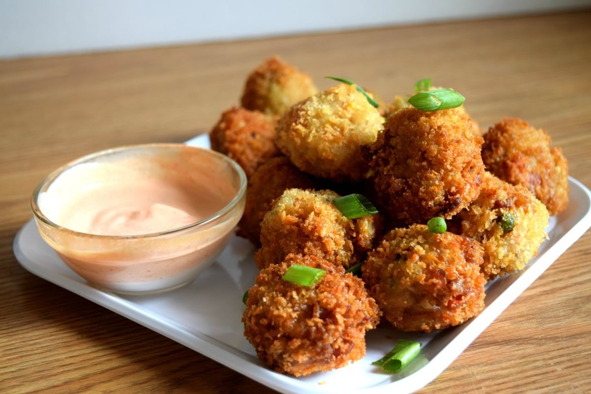 Sriracha Bacon Fried Rice Balls That Breathe New Life Into Leftover ...