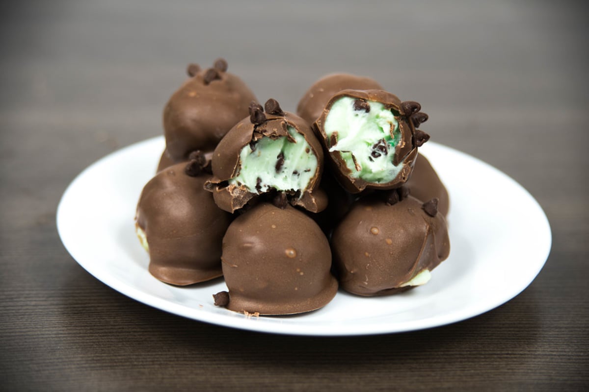 These Mint Chocolate Chip Truffles Are Better Than Ice Cream