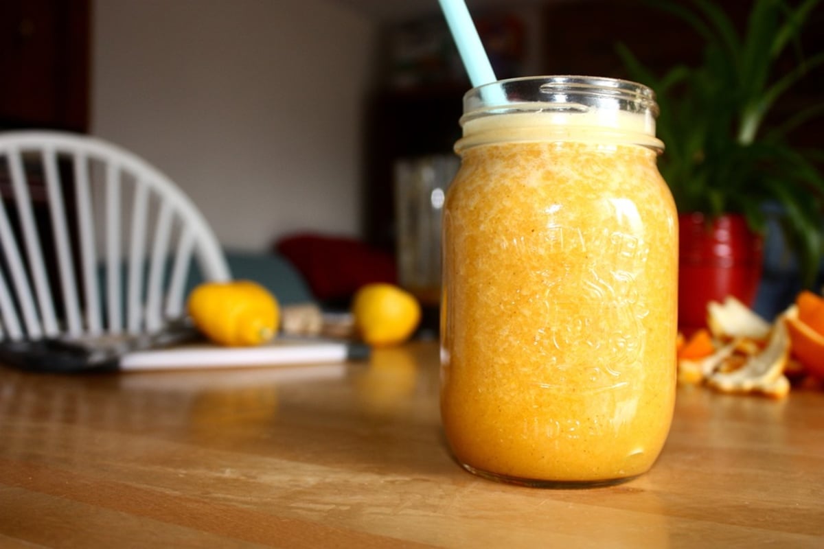 Ginger and Orange Smoothie Recipe That Will Clear Your Sinuses
