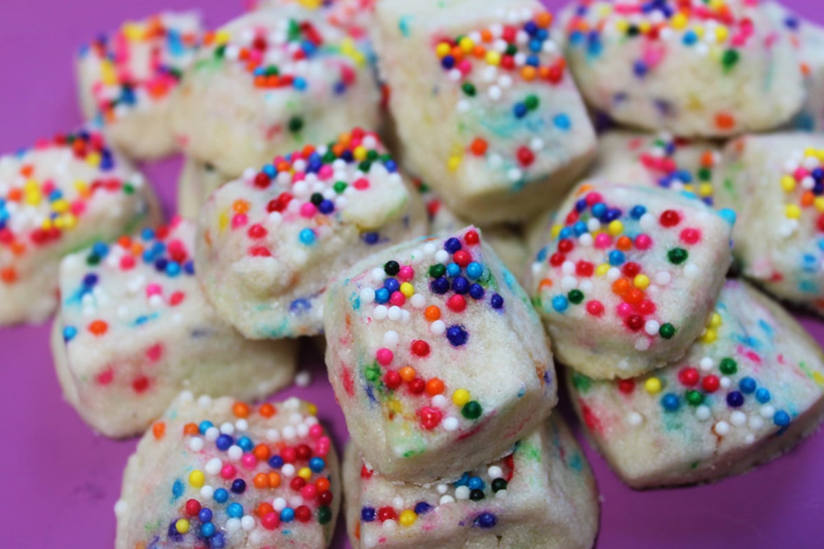 These Shortbread Sprinkle Bites Are Only 5 Ingredients