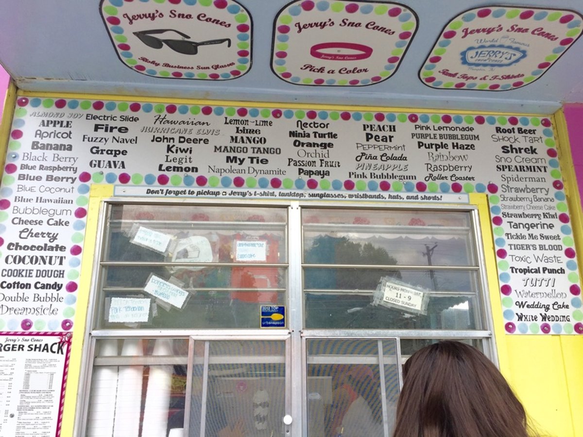 Eating Local in Memphis: Jerry's Snow Cones
