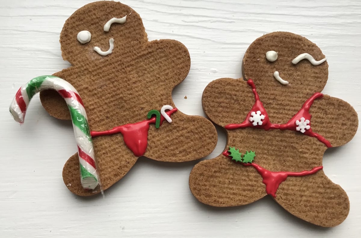 creative gingerbread man