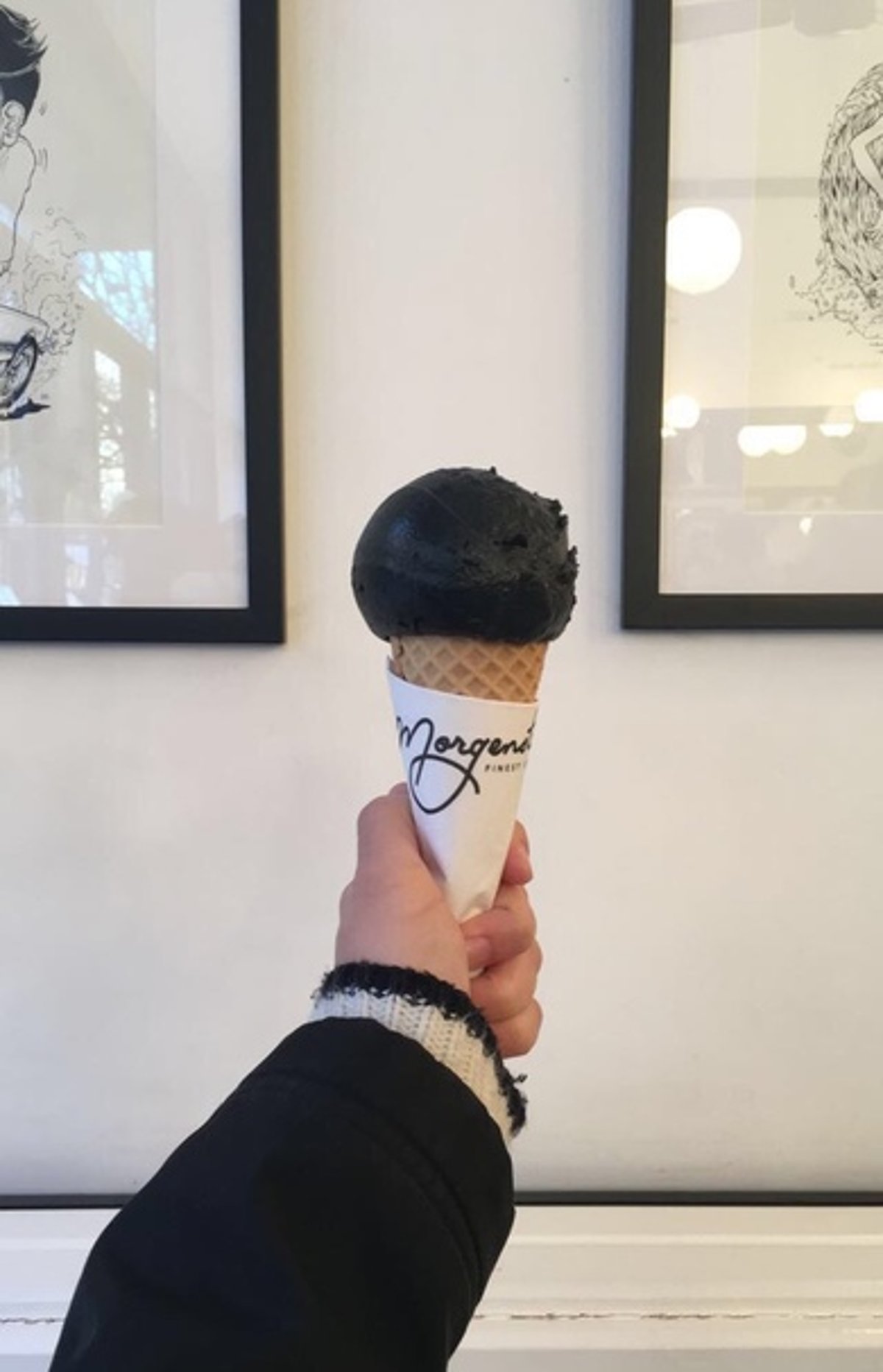The Mystery Behind the Black Ice Cream Trend