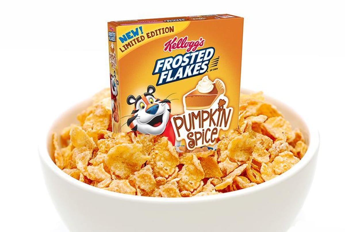 Kellogg's Pumpkin Spice Frosted Flakes Are Coming Soon