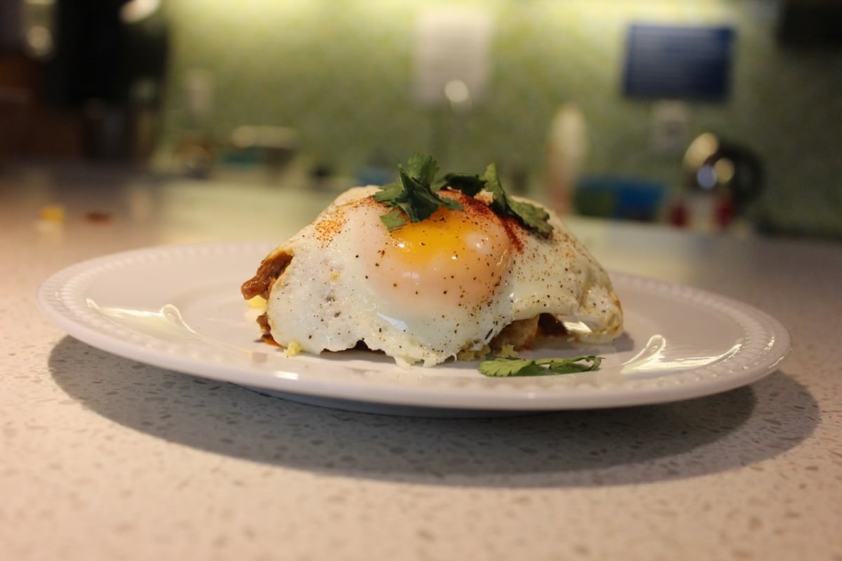 Try this delicious Southwest-inspired breakfast stack!