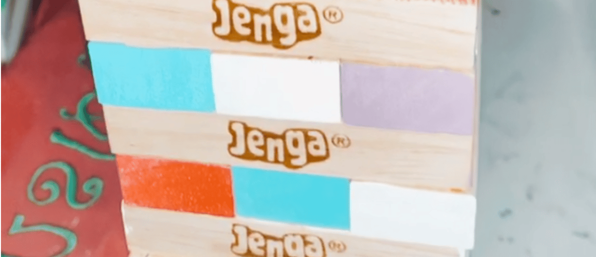 jenga block drinking ideas