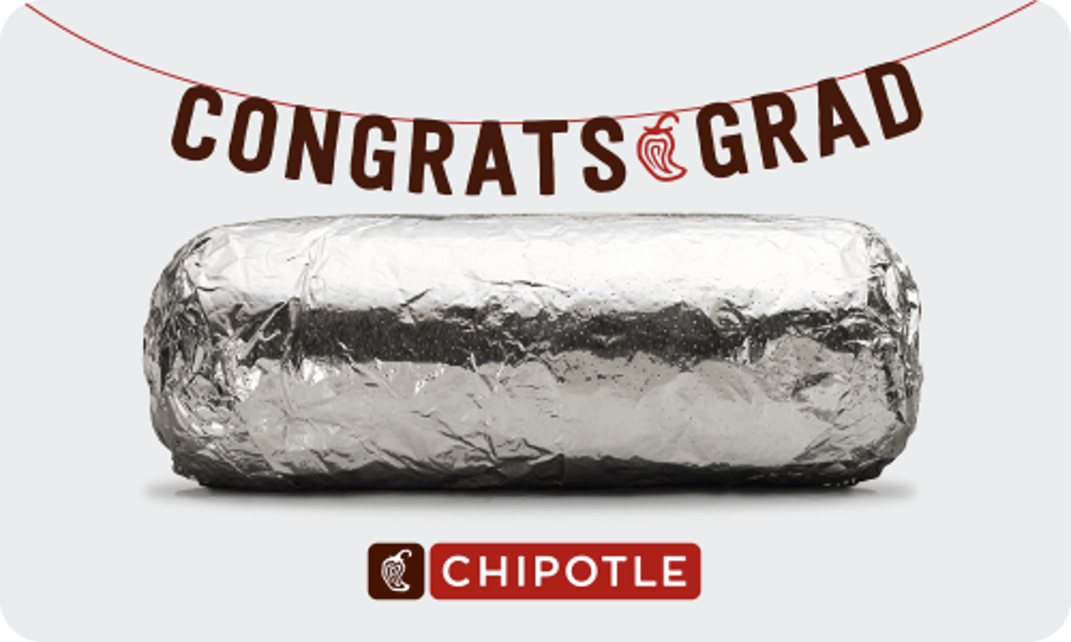 Chipotle Launches New EGift Card Program To Celebrate 2020 Graduates