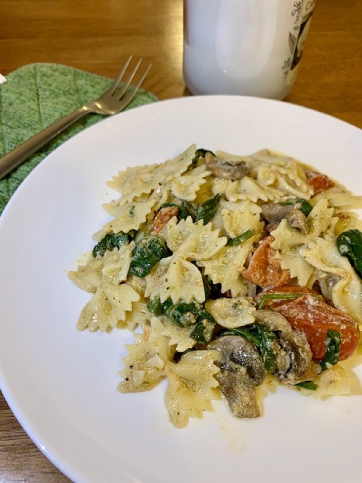 My take on the viral TikTok baked feta pasta trend