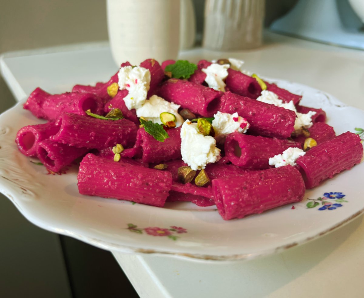 Move Over Gigi Hadid, TikTok’s Pretty Pink Pasta Stars Beets