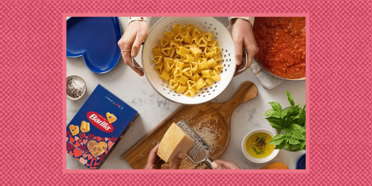 Barilla Has Heart-Shaped Pasta For Valentine's Day