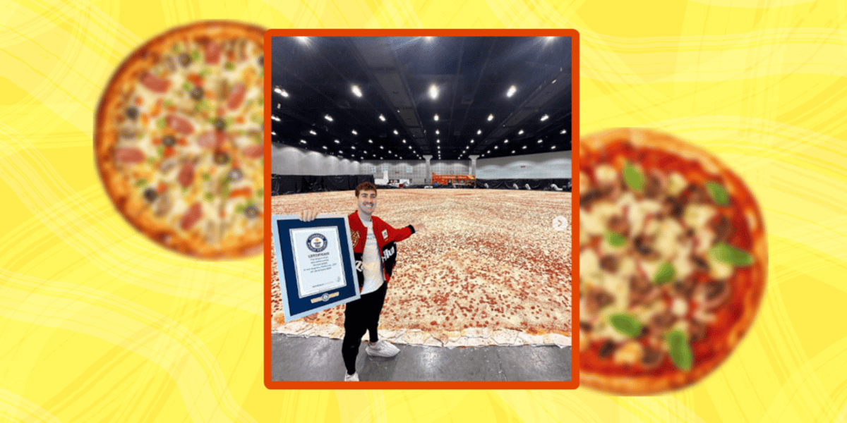 The World Record For The Largest Pizza Ever Has Been Broken
