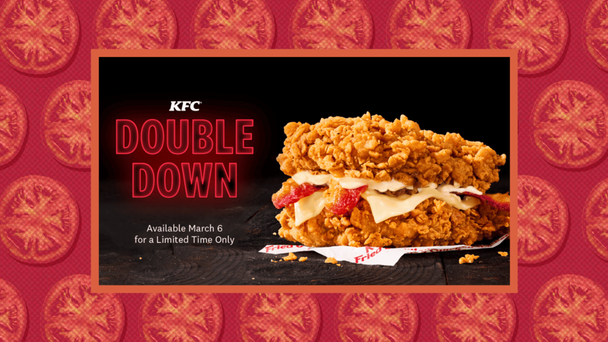 The KFC Double Down Sandwich Is Back For A Limited Time