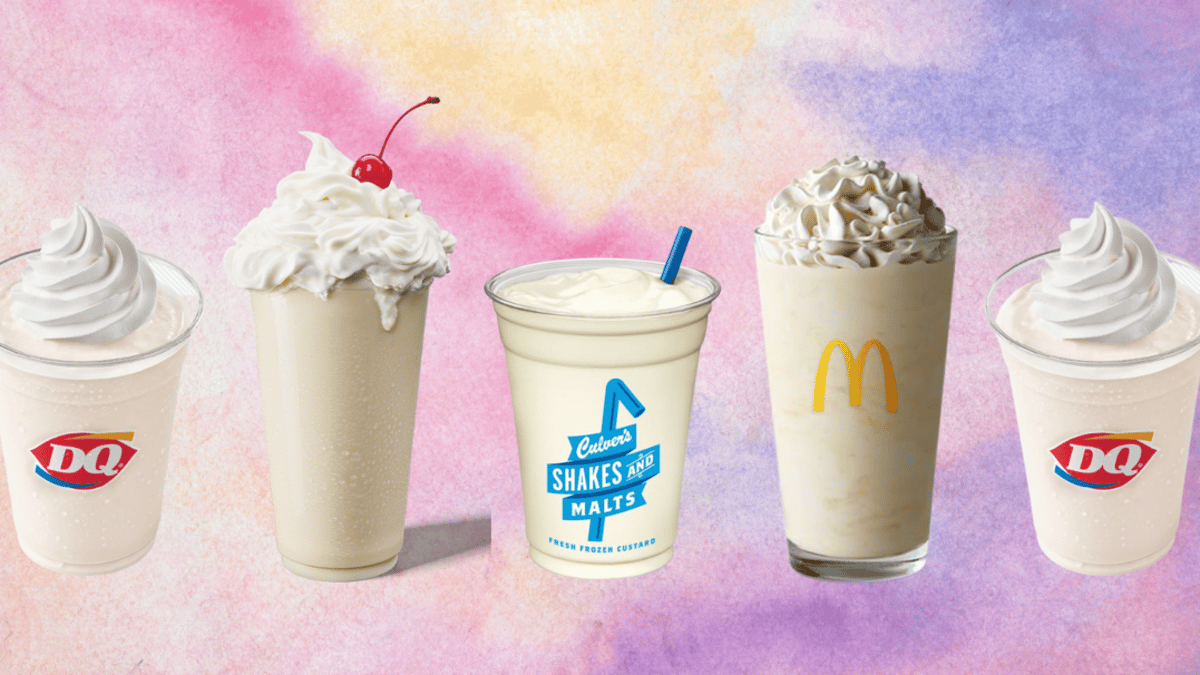 These Are The Best Vanilla Shakes At Fast Food Restaurants