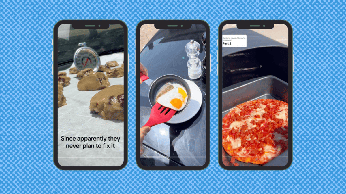 It's So Hot Outside, People Are Baking Cookies In Cars