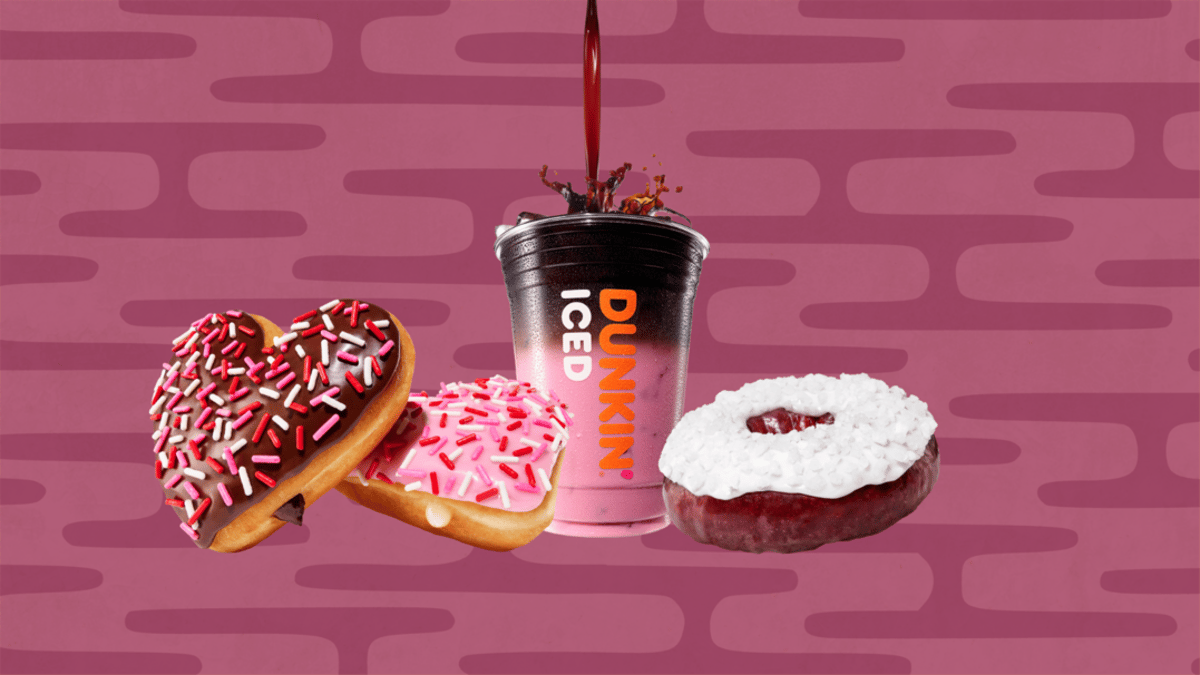 Dunkin's Valentine's Day Menu Is Coming To Stores Soon