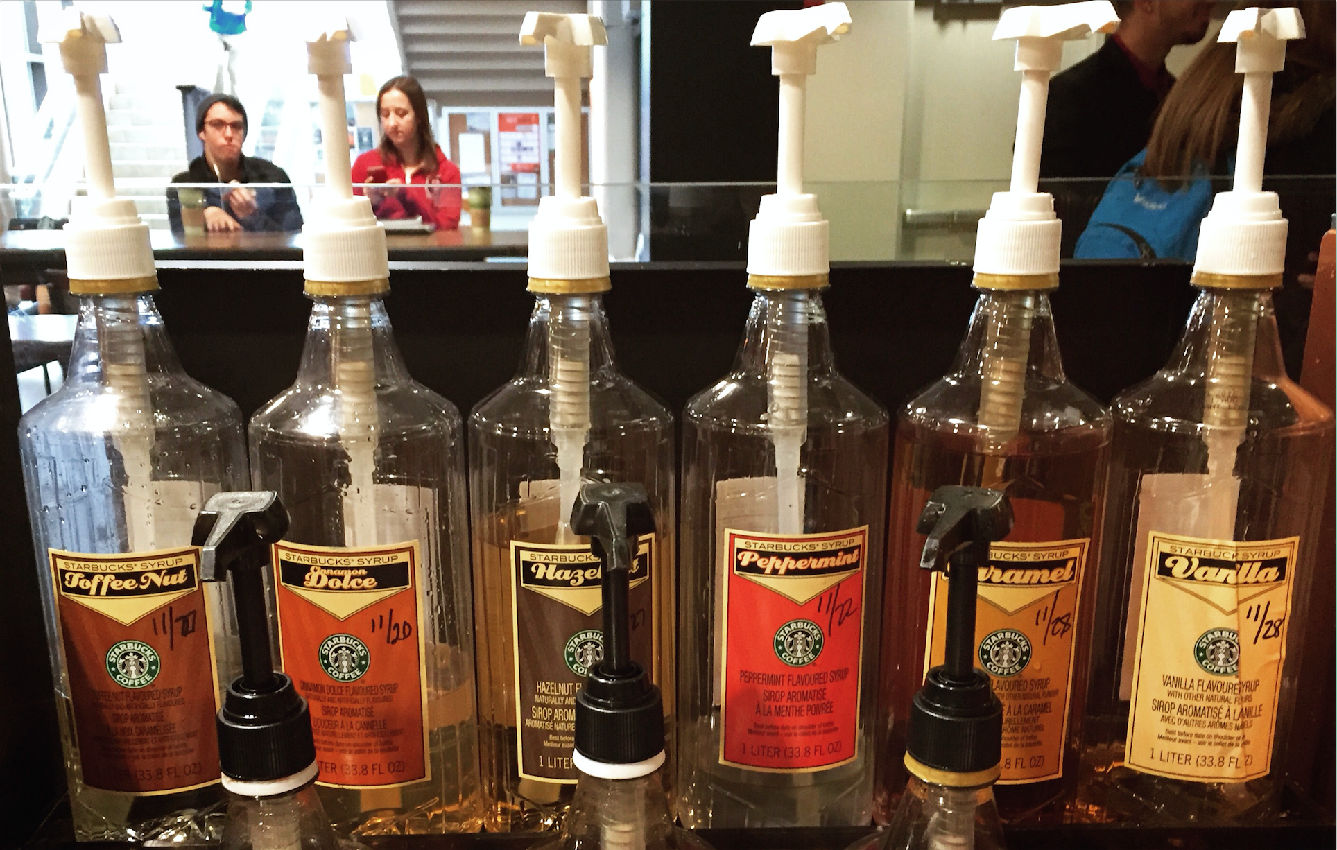 Starbucks syrups store