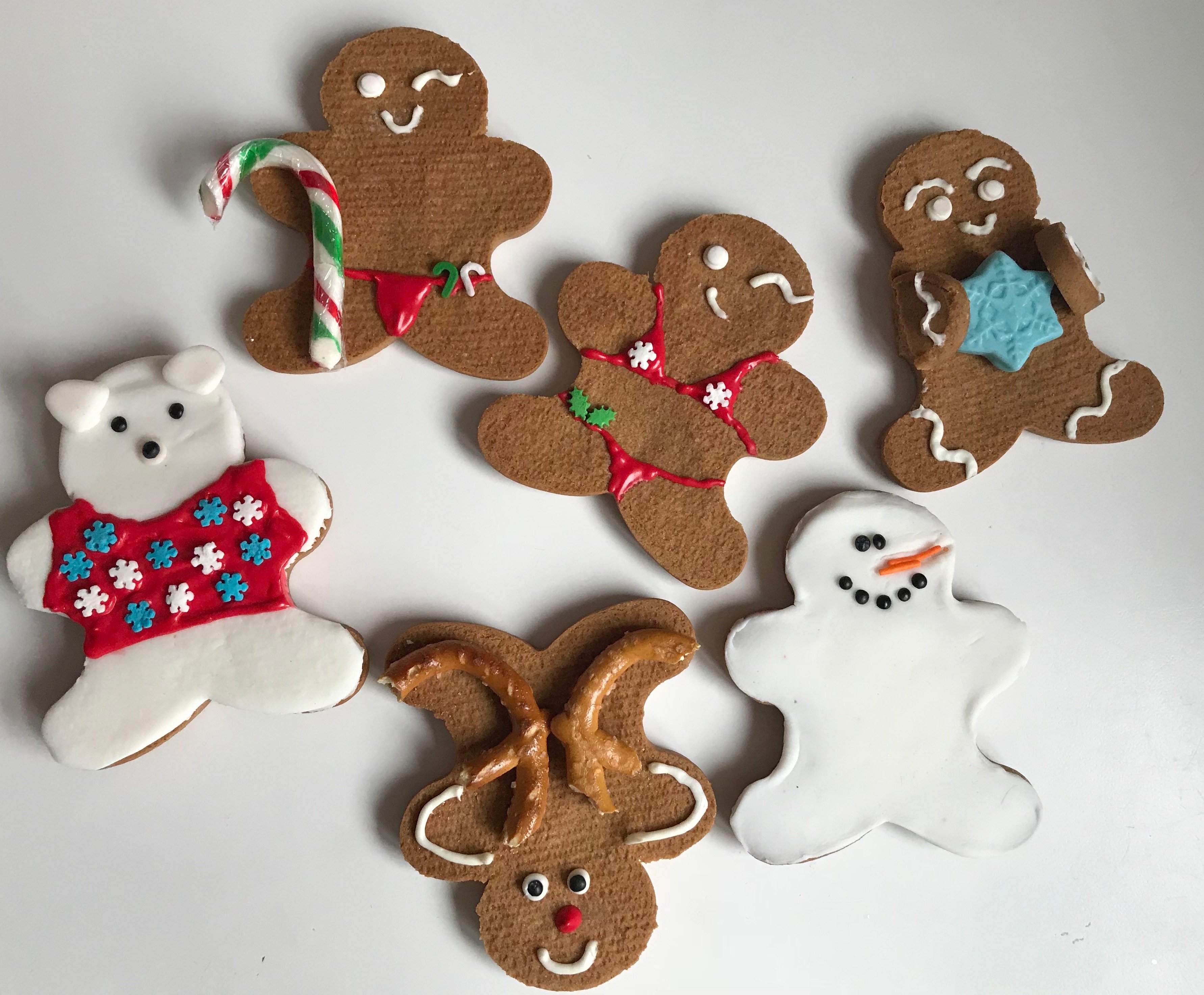 creative gingerbread man