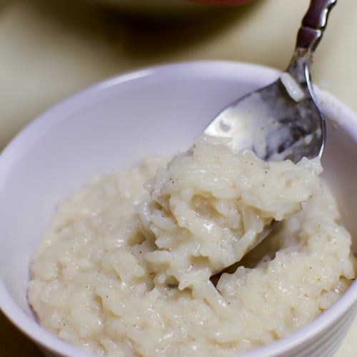 how to cook rice and milk