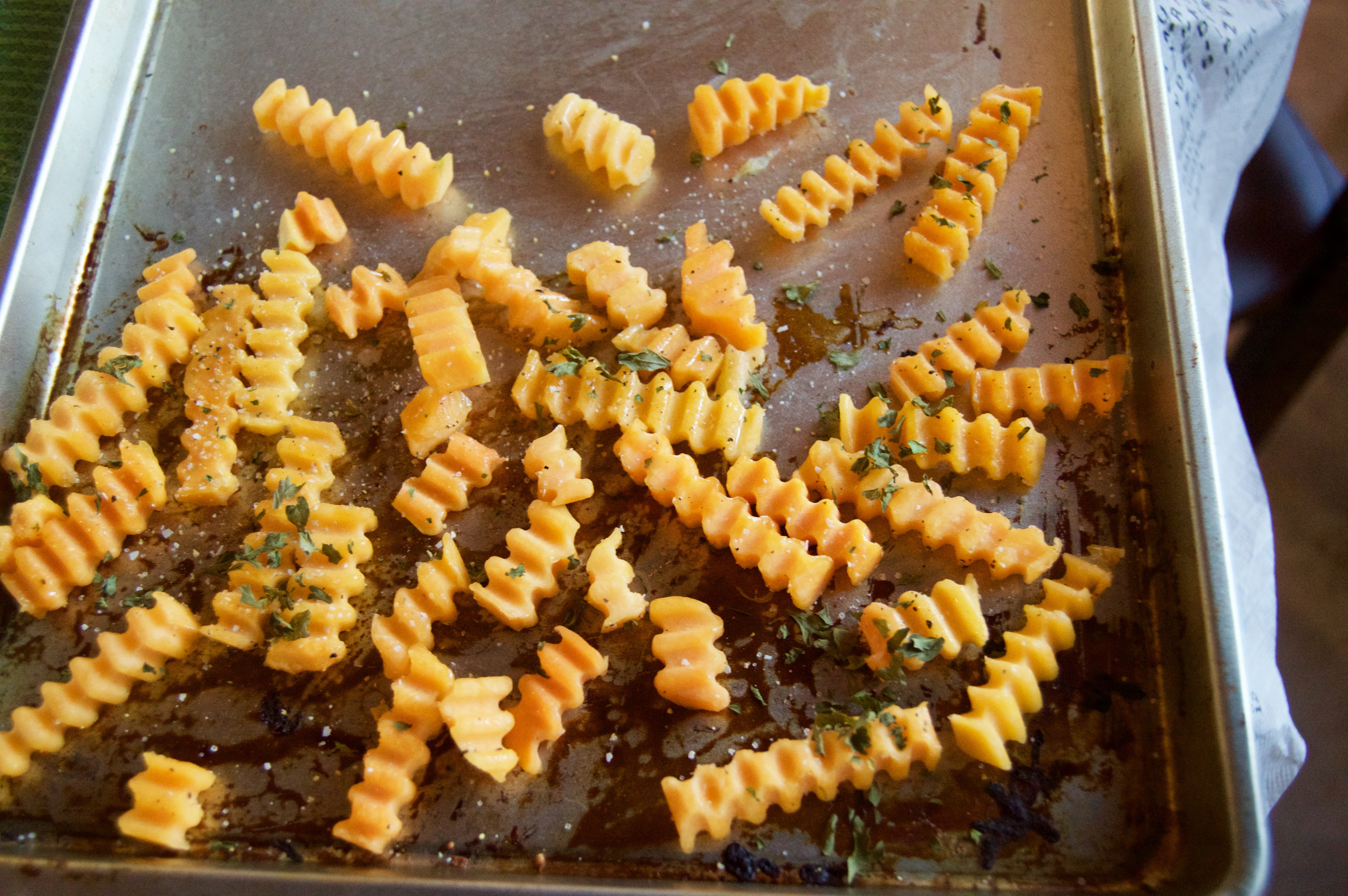 how to make butternut squash zig zags